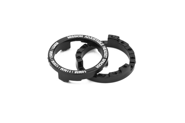 MISSION - ADJUSTABLE HEADSET SPACER BLACK – nsrbikes